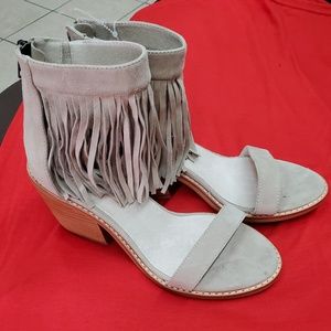 Sol Sana | Shoes | Sol Sana Tobi Fringe Heel Size 7 | Poshmark